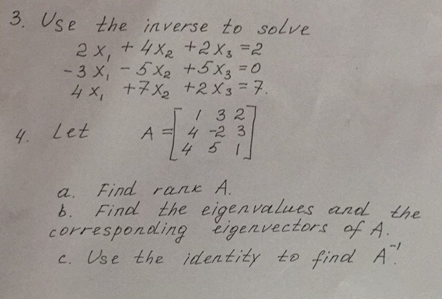 Solved Hi I need the answers please with steps. no online | Chegg.com
