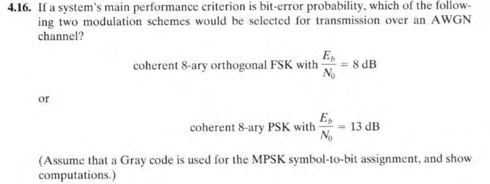 Solved 4.16. If a system's main performance criterion is | Chegg.com