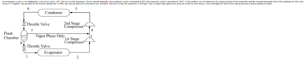 Solved An economizer 5 ed inthe en eration cycle shc n e ow, | Chegg.com