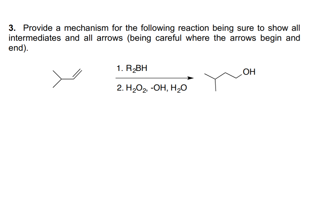 Solved 3. Provide a mechanism for the following reaction | Chegg.com