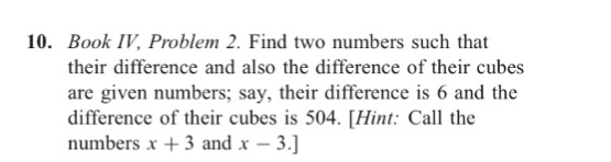 Solved Find Two Numbers Such That Their Difference And Also Chegg