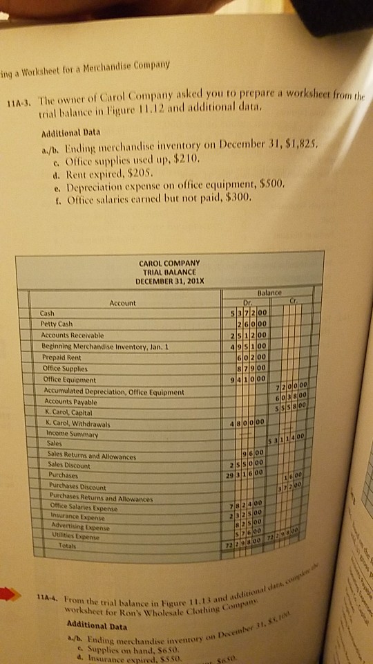 Solved 11A-3 | Chegg.com
