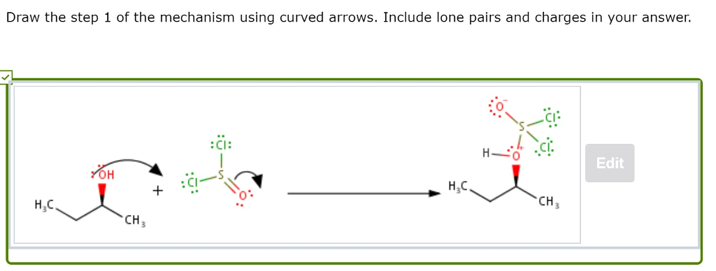 Solved Draw a mechanism for the following reaction: OH Cl | Chegg.com