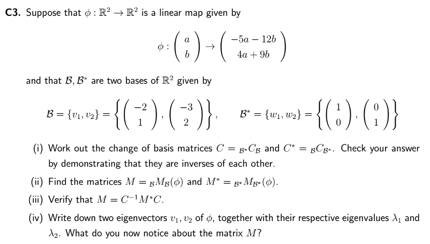 Solved Suppose that phi: R^2 rightarrow R^2 is a linear map | Chegg.com