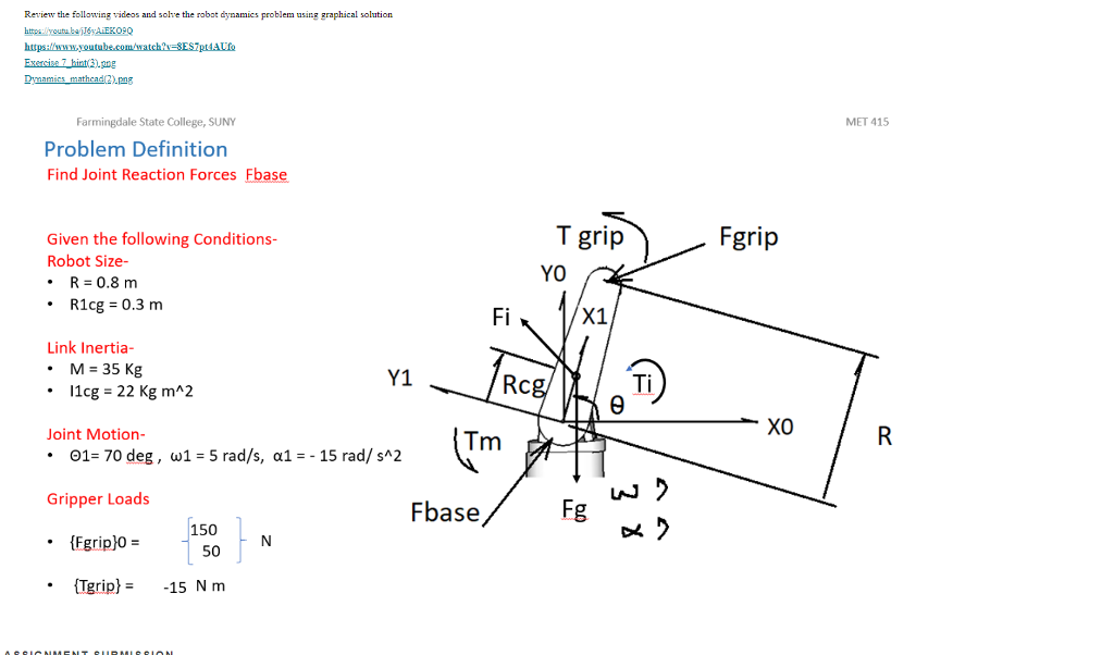 Solved Review the following videos and solve the robot | Chegg.com