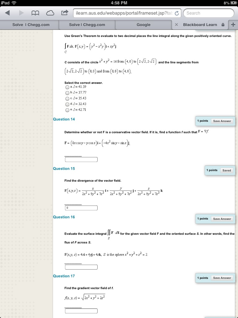 Solved Question | Chegg.com