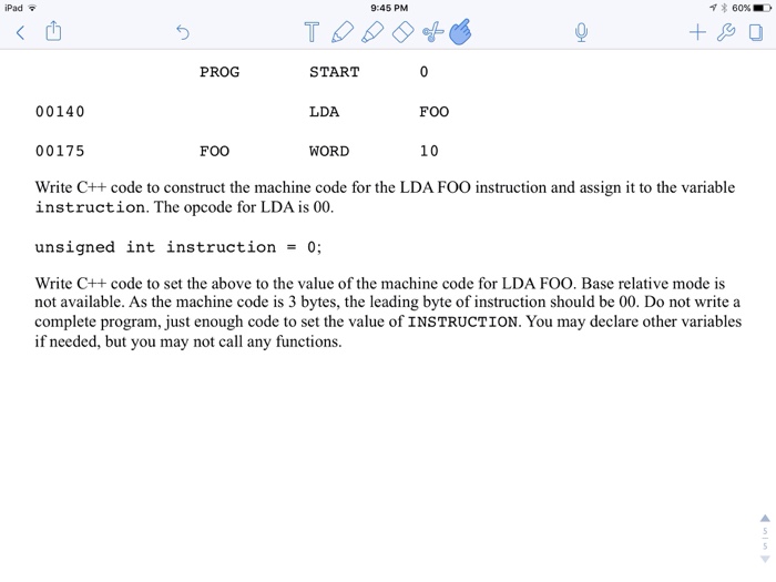 Solved Write C++ code to construct the machine code for | Chegg.com