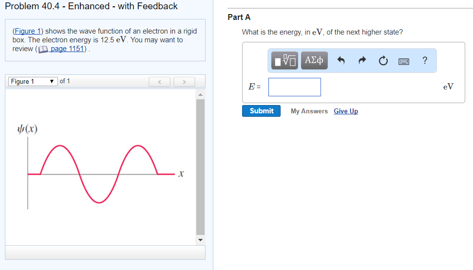 Solved Problem 40 4 Enhanced With Feedback Part A Figure