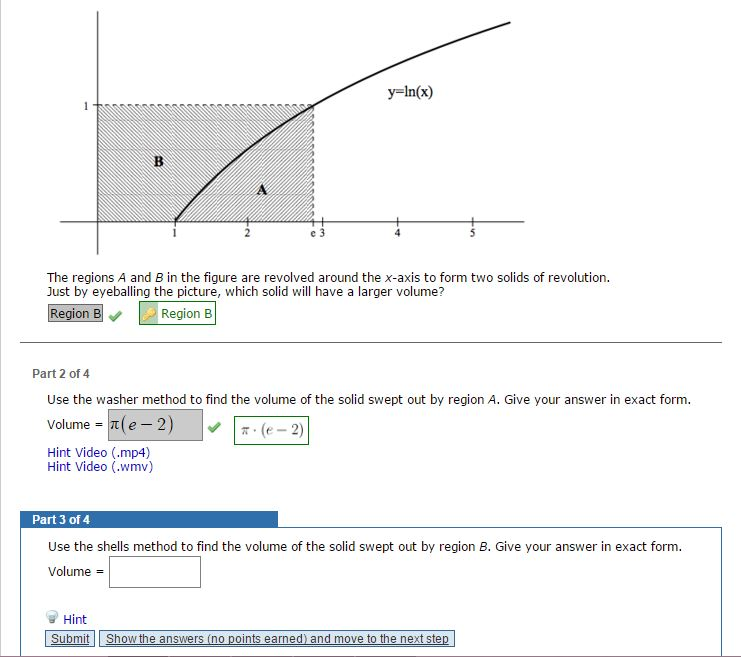 Solved Use the shells method to find the volume of the solid | Chegg.com