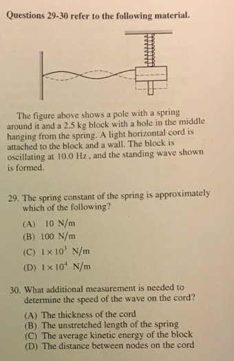 Solved Questions 29-30 refer to the following material. The | Chegg.com