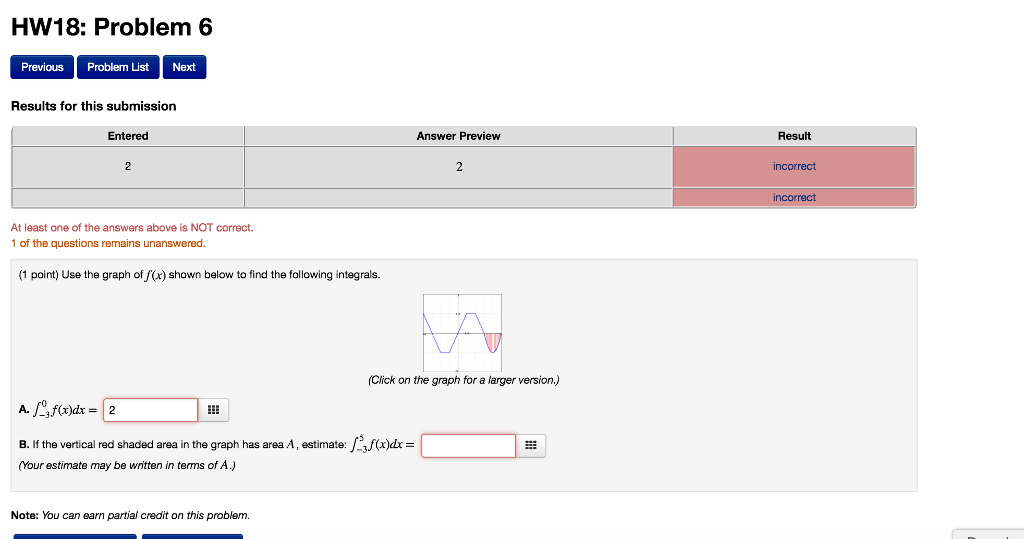 Solved Use the graph of f(x) shown below to following | Chegg.com