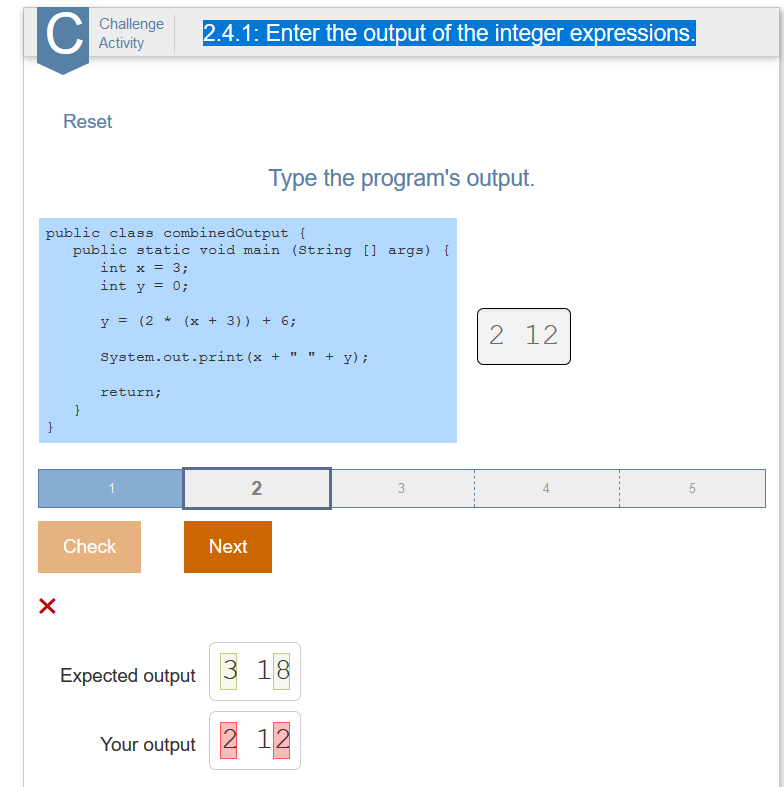 Solved Figure out how to do these expressions public class | Chegg.com