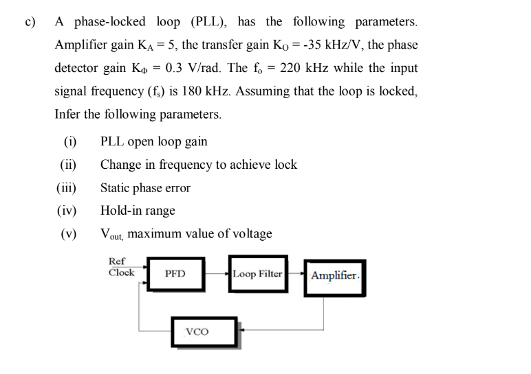 Solved 6a) The phase detector operates as multiplier | Chegg.com