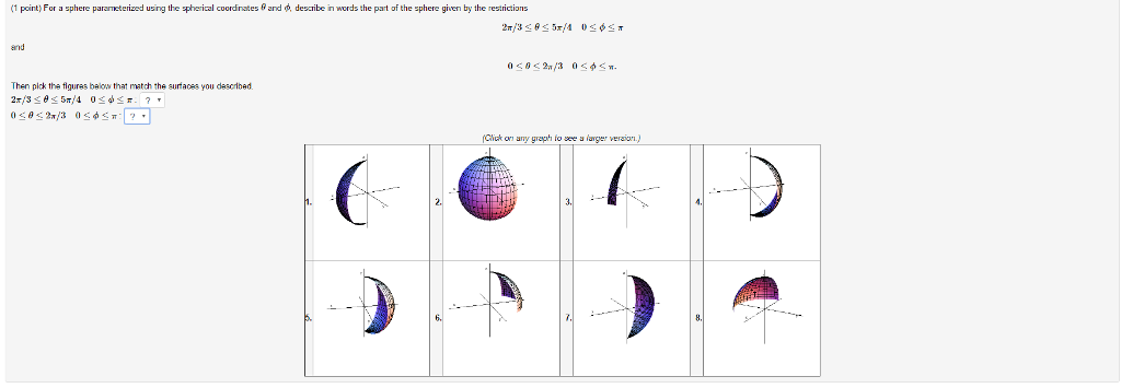 Solved For a sphere parameterized using the spherical | Chegg.com
