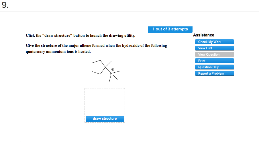 Solved Give the structure of the major alkene formed when | Chegg.com