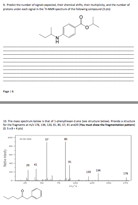 Solved 9. Predict the number of signals expected, their | Chegg.com