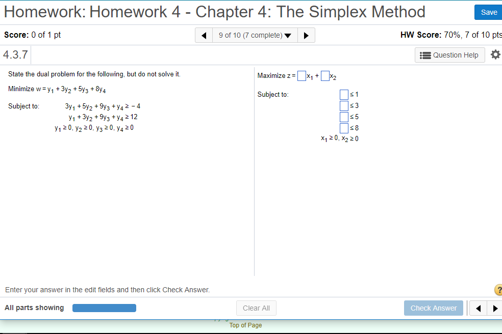 Solved Homework: Homework 4 - Chapter 4: The Simplex Method | Chegg.com