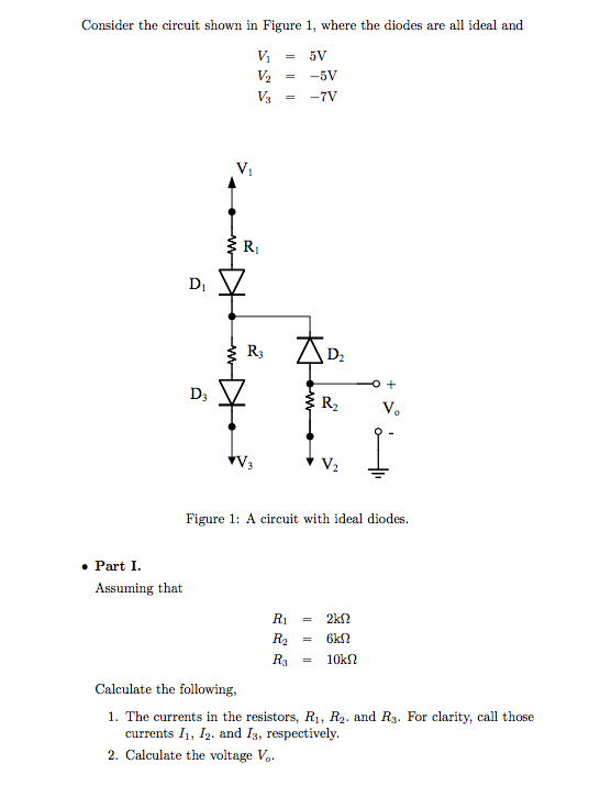 Solved Consider the circuit shown in Figure 1, where the | Chegg.com