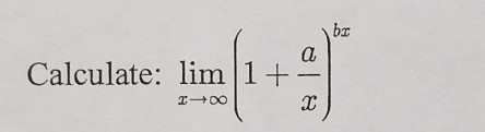 Solved br Calculate: lim 1+ | Chegg.com