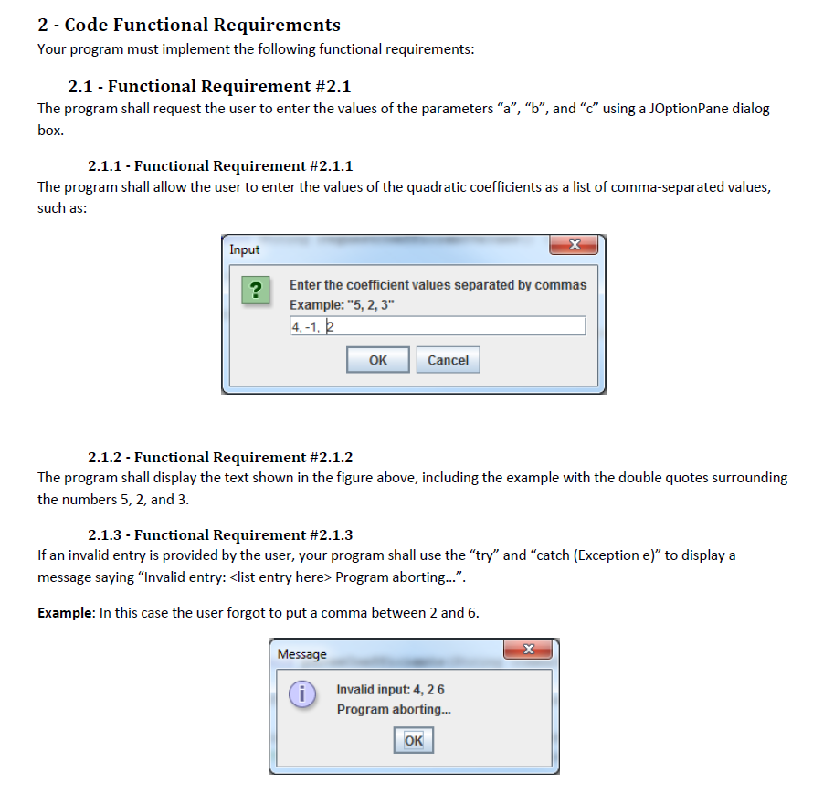 Solved i am trying to do my java homework (Quadratic | Chegg.com