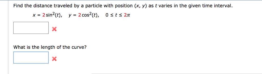 Solved Find the distance traveled by a particle with | Chegg.com