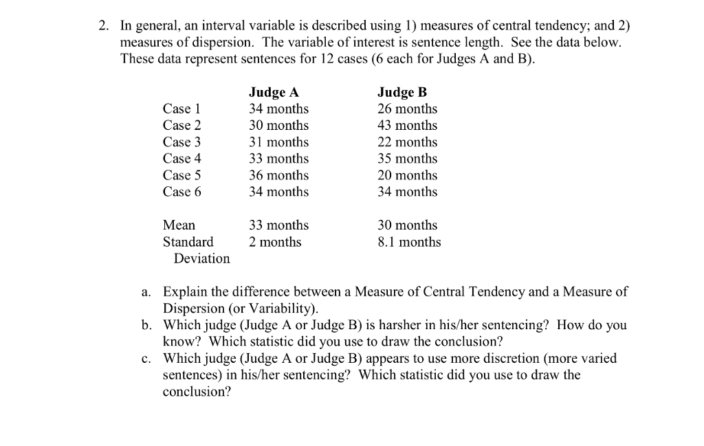 Solved 2. In general, an interval variable is described | Chegg.com