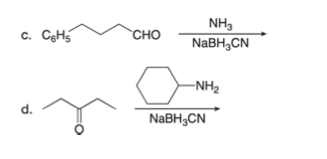 Solved c. NH3 right arrow NaBH3CN NH2 right arrow NaBH3CN | Chegg.com