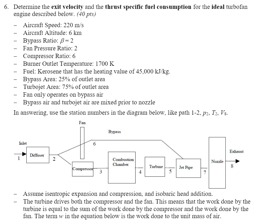 6. Determine the exit velocity and the thrust | Chegg.com