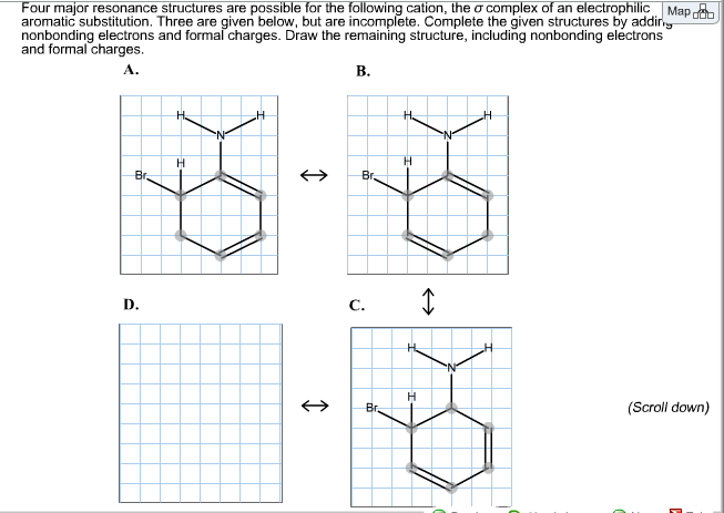 Solved our major resonance structures are possible for the | Chegg.com
