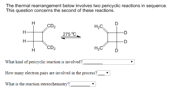 Solved The thermal rearrangement below involves two | Chegg.com