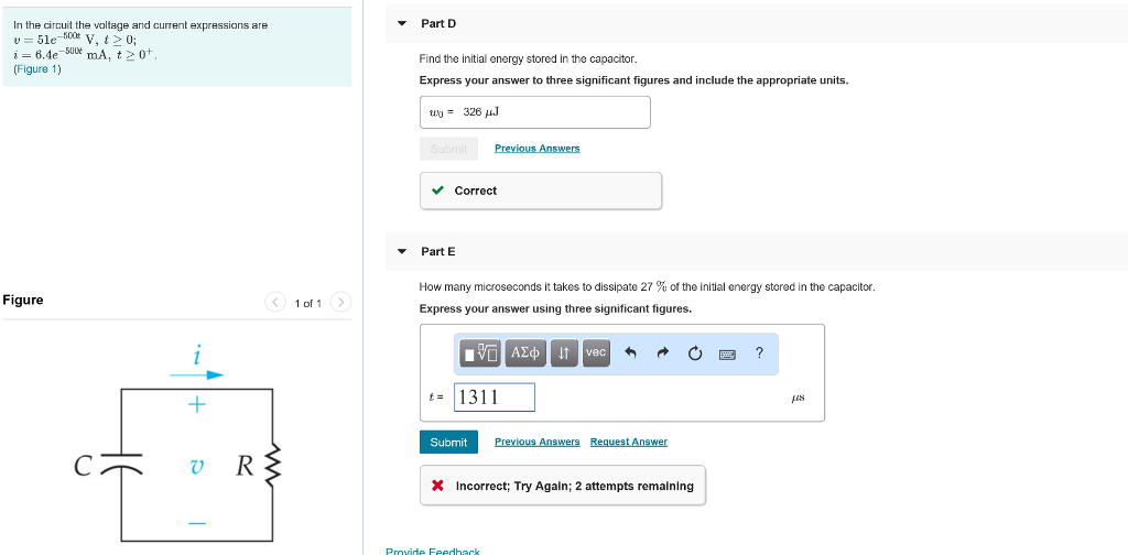 Solved QUESTION: PART E: Part E How many microseconds | Chegg.com
