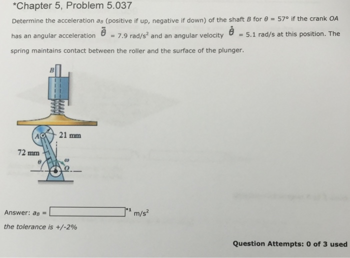 Solved Determine the acceleration a beta (positive if up, | Chegg.com