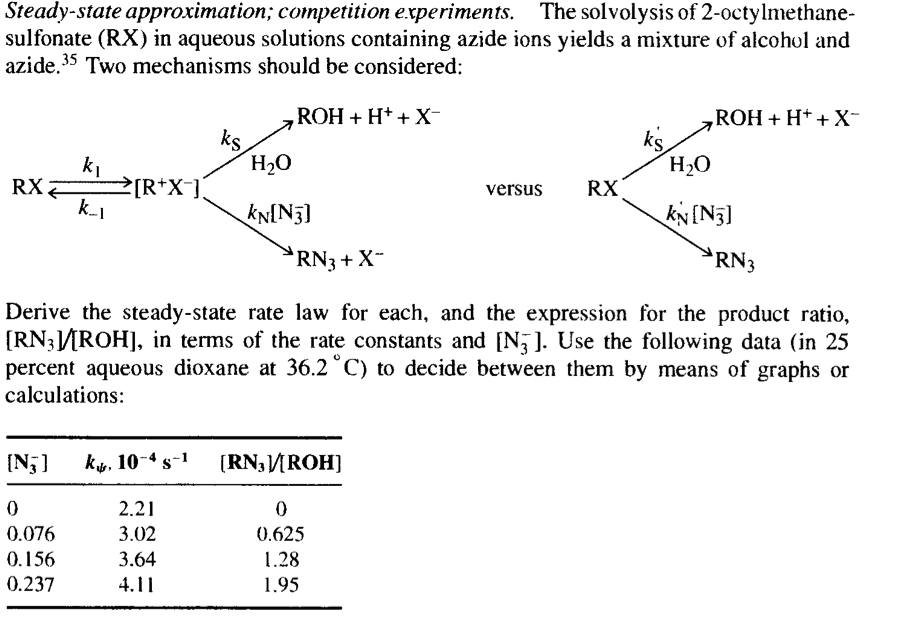 Solved Steady-state approximation, competition experiments. | Chegg.com