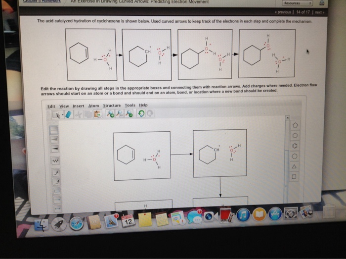 Solved The acid catalyzed hydration of cyclohexene is shown | Chegg.com