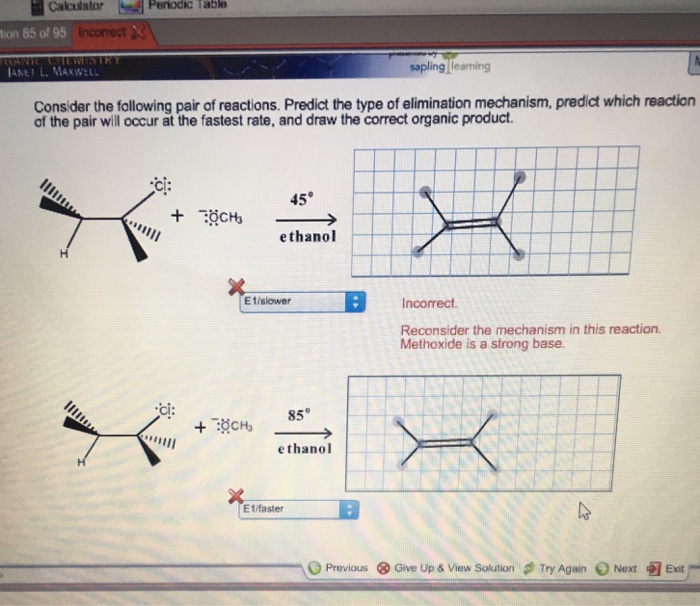 Solved Consider the following pair of reactions Predict the | Chegg.com