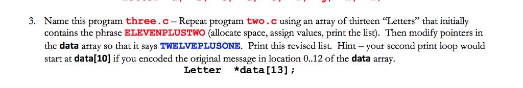 Solved I am having trouble with this question to program, we | Chegg.com