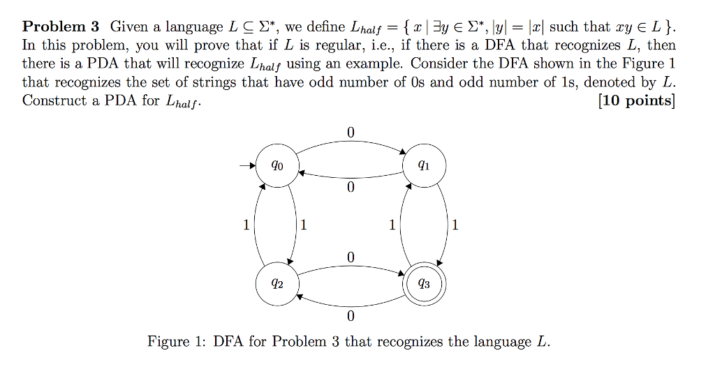 Solved Given a language L subsetoforequalto sigma*, we | Chegg.com