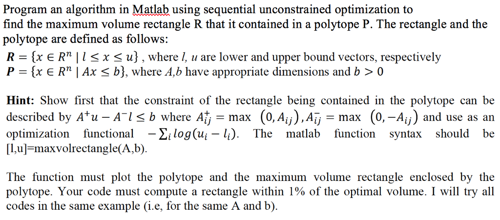 Program An Algorithm In Matlab Using Sequential 4246