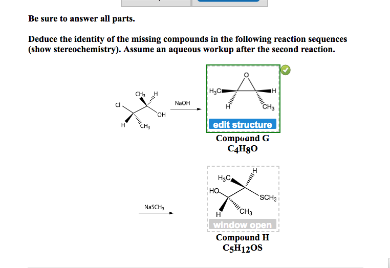 Solved Be sure to answer all parts Deduce the identity of | Chegg.com