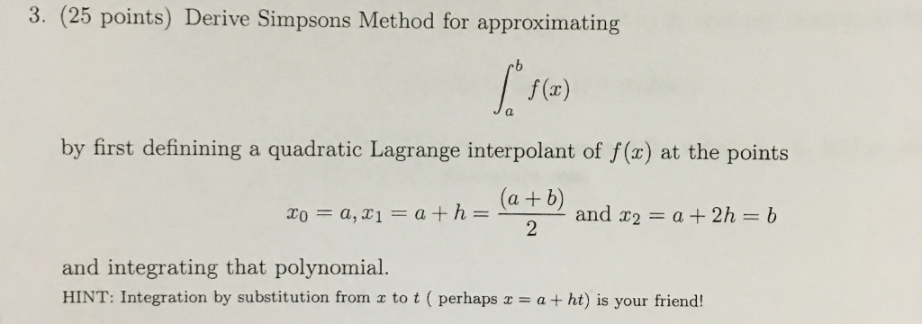 Solved Numerical Analysis | Chegg.com