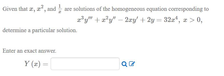 Solved Given that Z,22, and are solutions of the homogeneous | Chegg.com