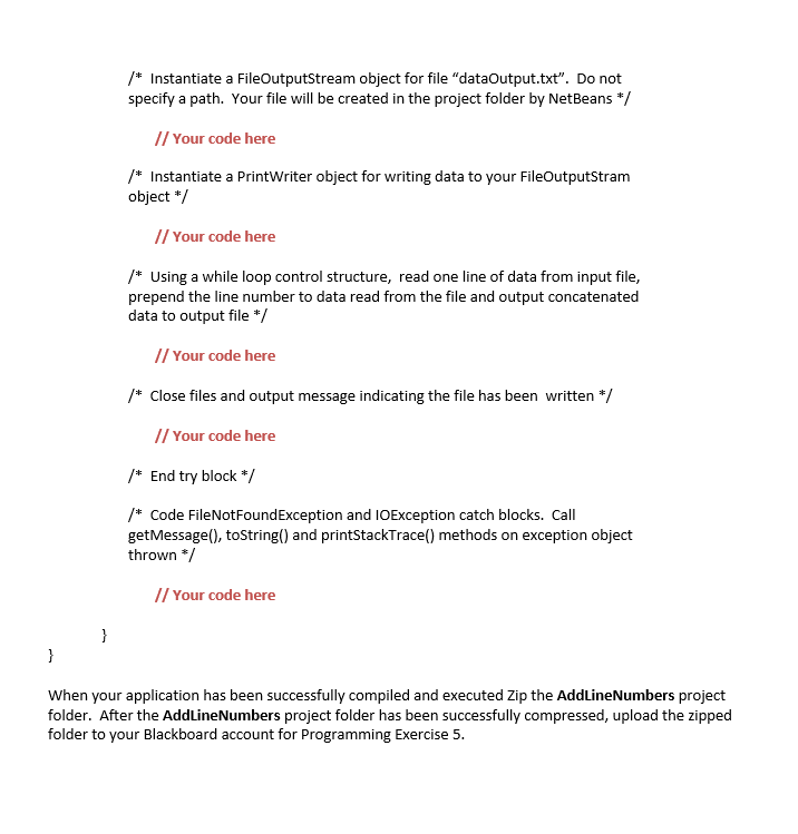 Solved // Copy text file and insert line numbers Create a | Chegg.com