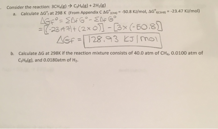 Solved Consider the reaction: 3CH_4(g) rightarrow C_3H_8(g) | Chegg.com