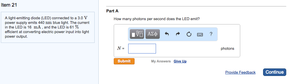 Solved A light-emitting diode (LED) connected to a 3.0 V | Chegg.com