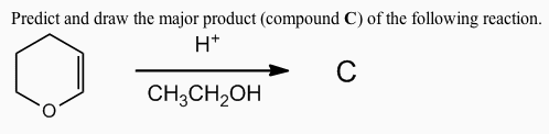 Solved Predict and draw the major product (compound C) of | Chegg.com