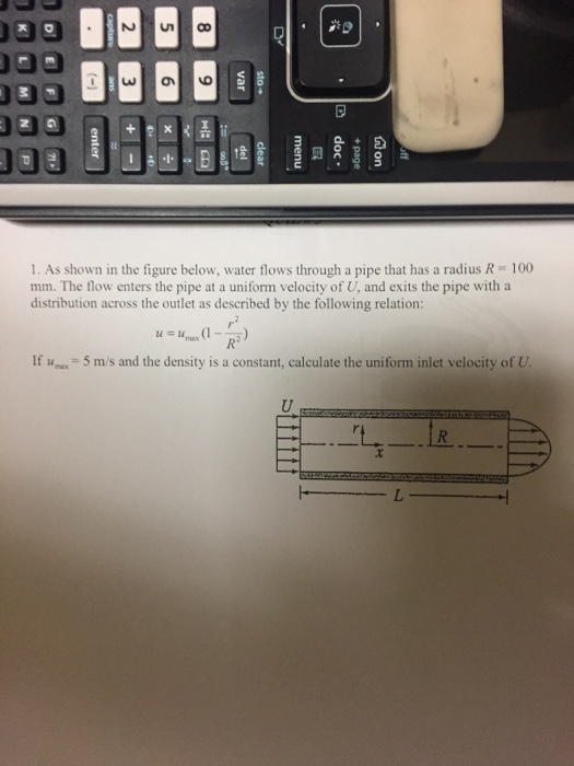 Solved As shown in the figure below, water flows through a | Chegg.com