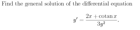 Solved Find the general solution of the differential | Chegg.com