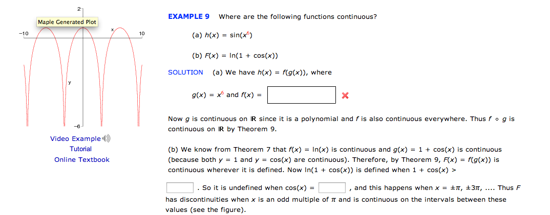 Where Are The Following Functions Continuous