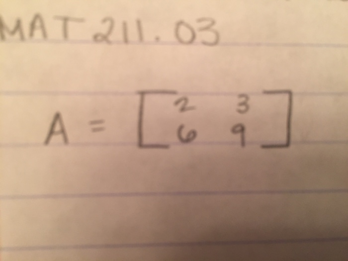 Solved Find vectors that span the kernel of A A = [2 3 6 | Chegg.com