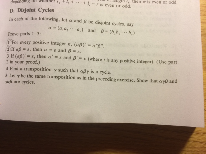 Solved In each of the following, let alpha and beta be | Chegg.com